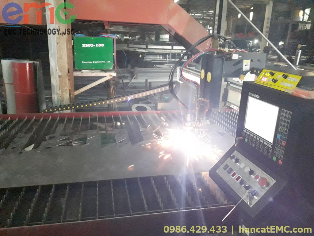 03 Máy cắt CNC Plasma EMC-3000 ở Hưng Yên, Quảng Ninh, Hải Phòng