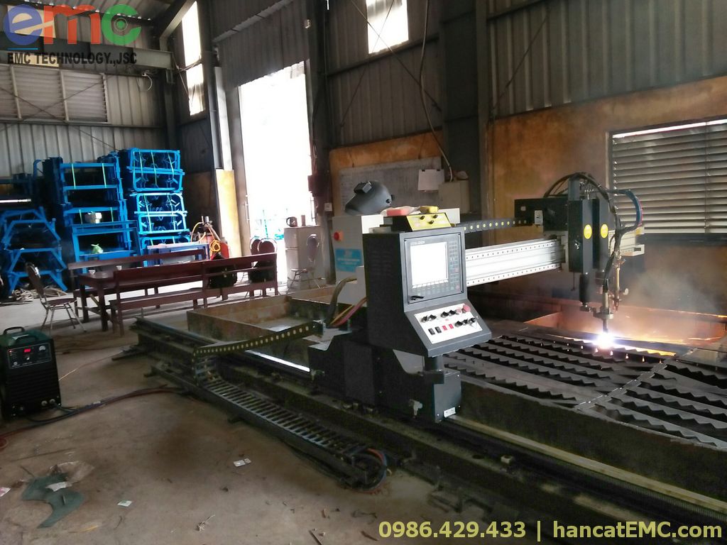 03 Máy cắt CNC Plasma EMC-3000 ở Hưng Yên, Quảng Ninh, Hải Phòng