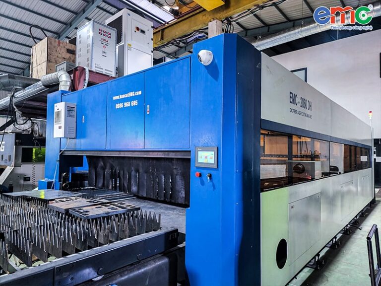 Bàn giao máy cắt laser công suất cao 12kw tại Đông Anh - Hà Nội - EMC